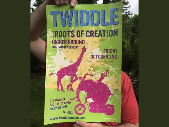 Twiddle Higher Ground October 2009 Poster Roots of | Etsy