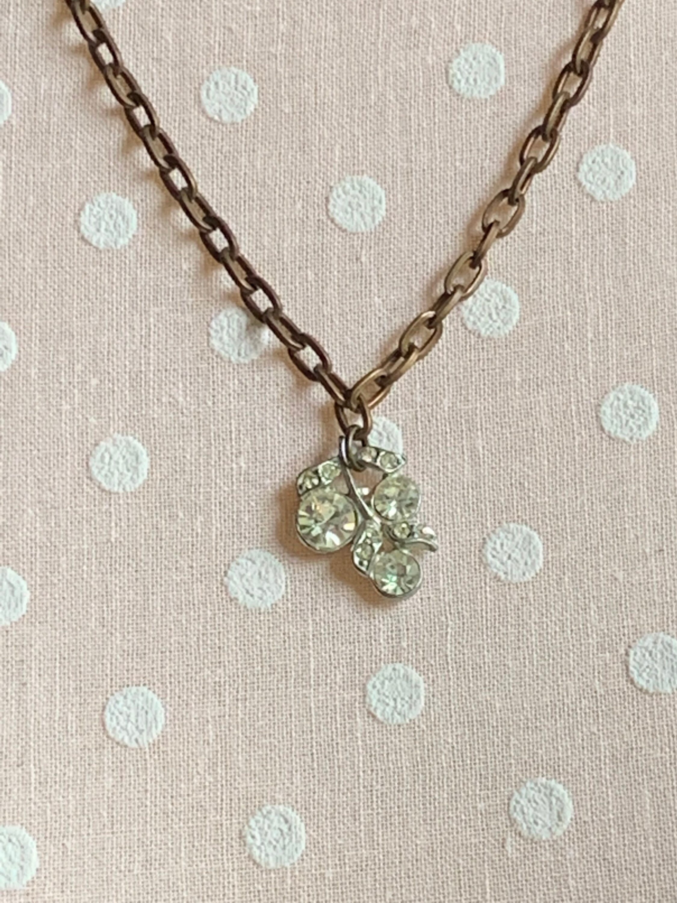 Assemblage Repurposed Vintage Jewelry Sparkly Necklace Thrifted Vintage ...
