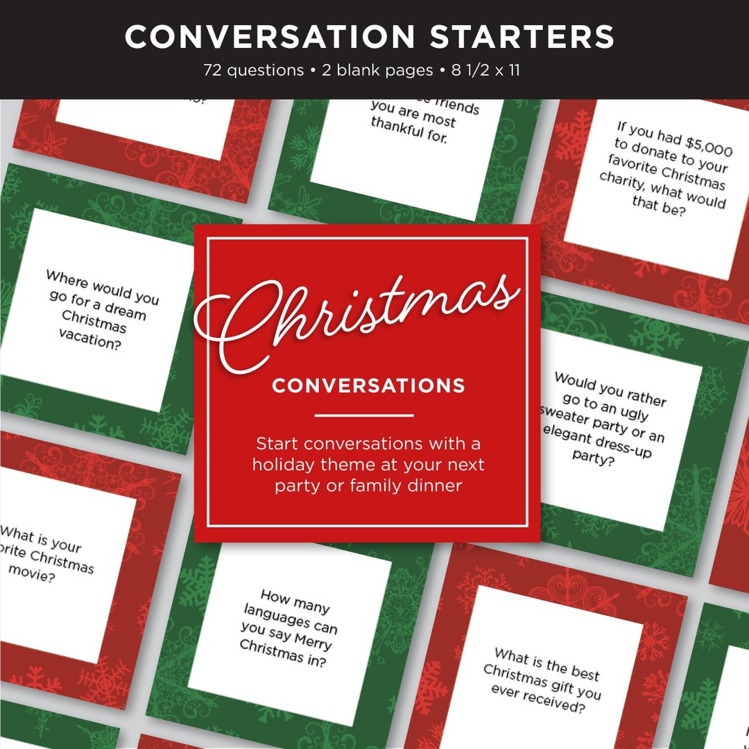 Christmas Conversations - Etsy
