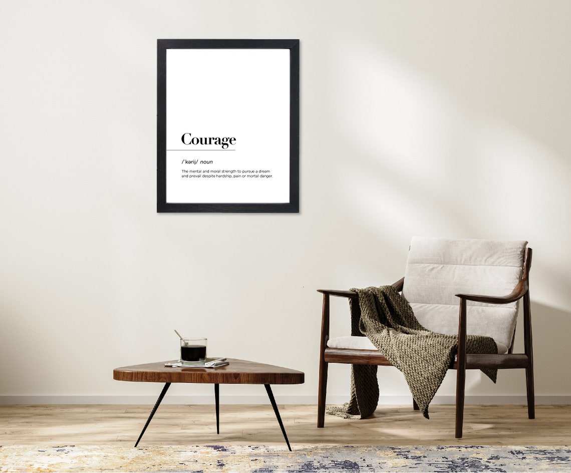 Definition of Courage - Etsy