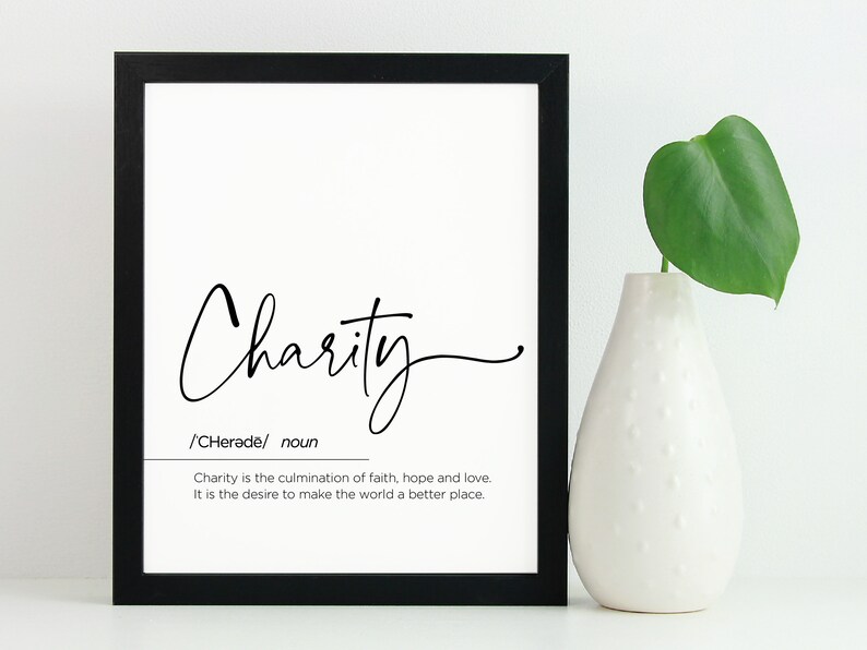Love, Faith, Hope, Charity Bundle - Etsy