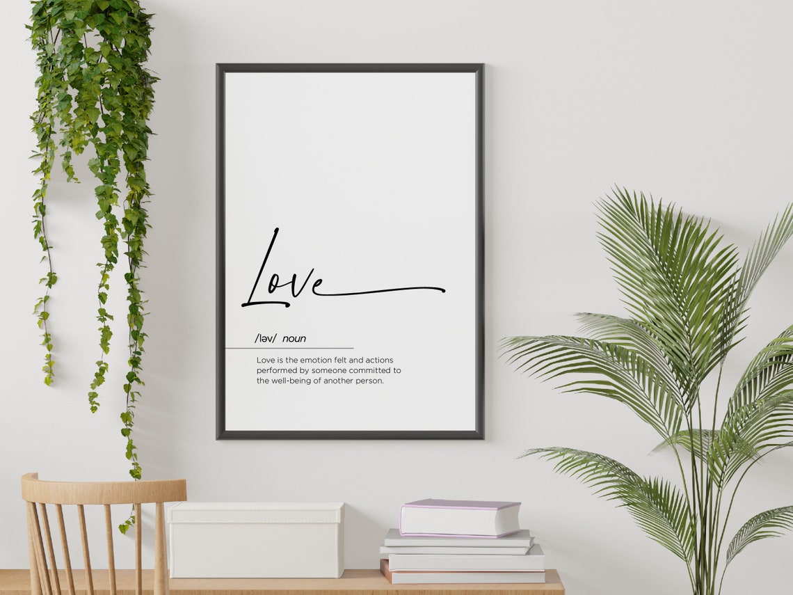 Definition of Love - Etsy