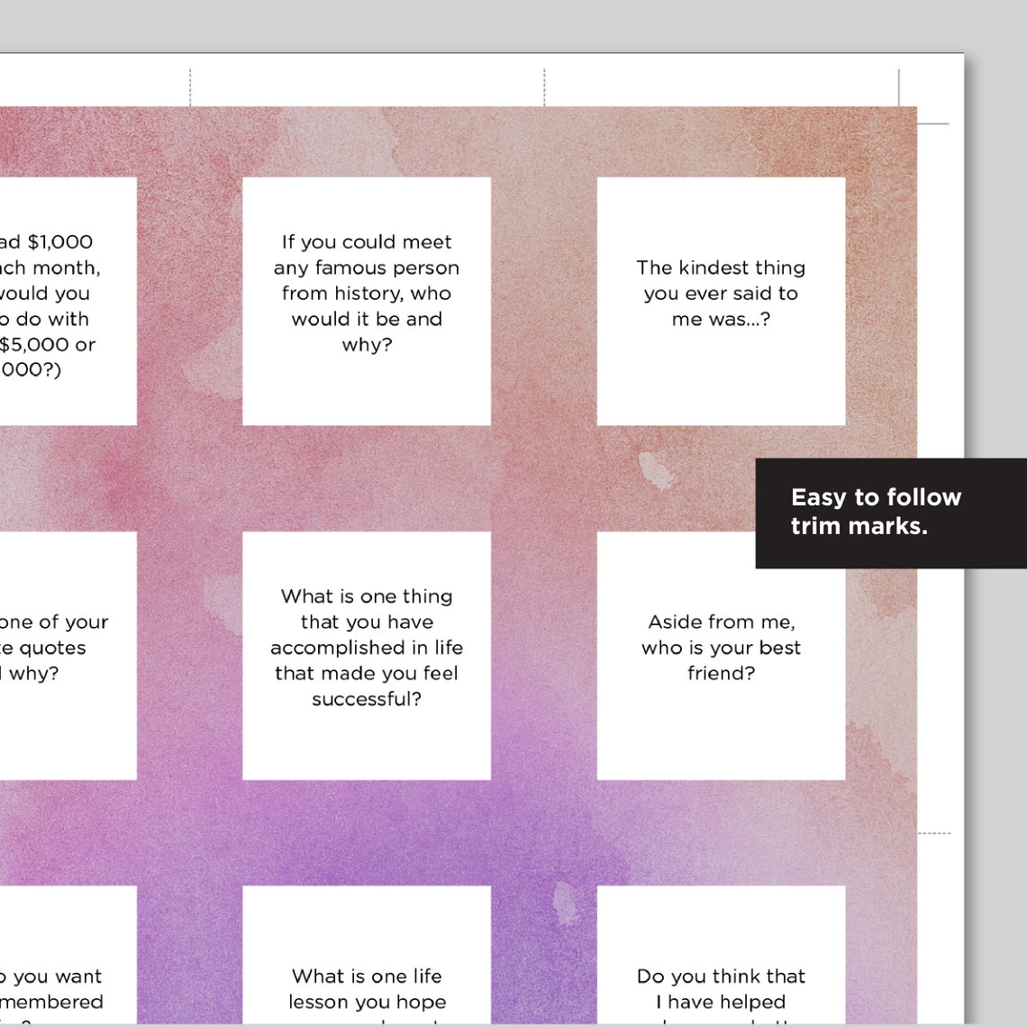Conversation Starters – Bundle 3-pack - Etsy
