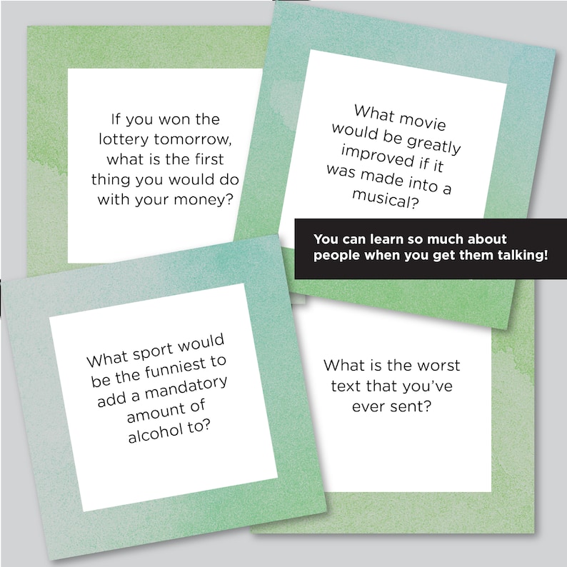 Conversation Starters – Bundle 3-pack - Etsy
