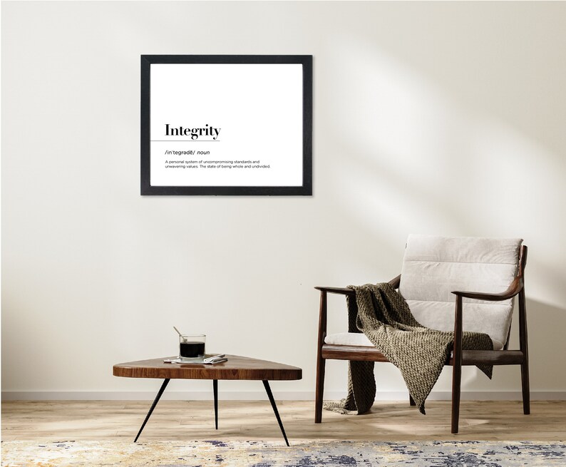Definition of Integrity - Etsy