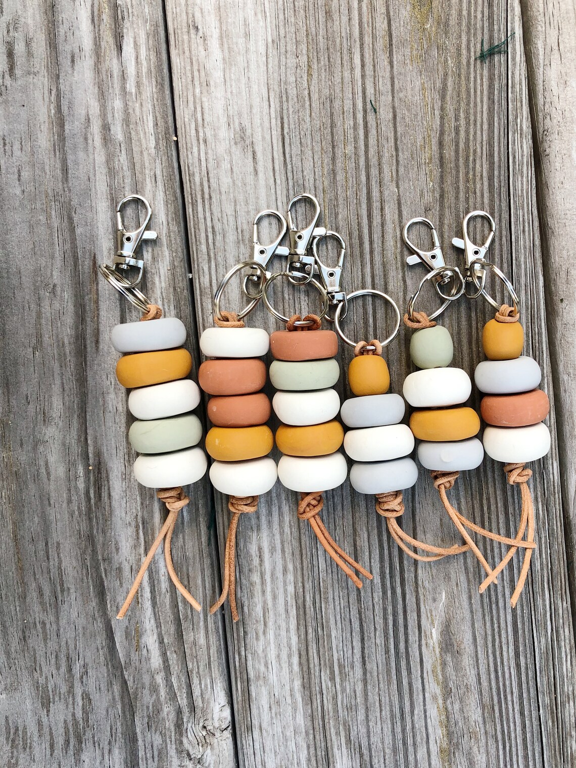 Clay Bead Keychain Retro Purse Charm Bag Charm - Etsy UK