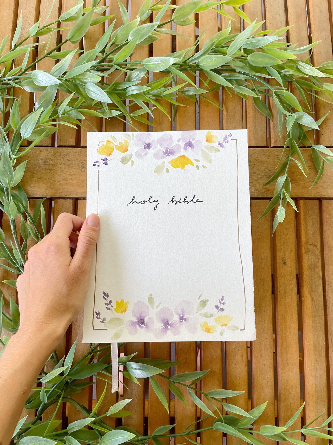 Custom Journaling Bible | Note Taking Bible | Personalized Family Bible ...