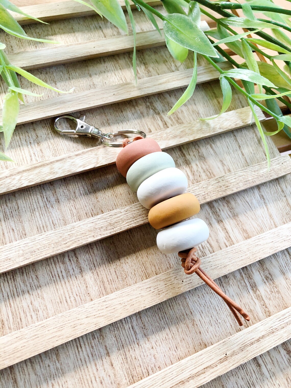 Clay Bead Keychain Retro Purse Charm Bag Charm - Etsy UK