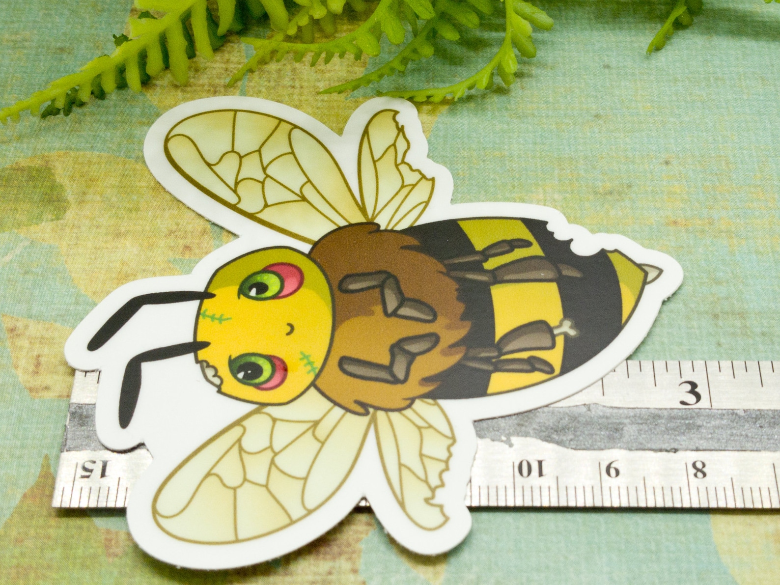 Zombie Bee zombee Pun 3 Inch Vinyl Sticker - Etsy