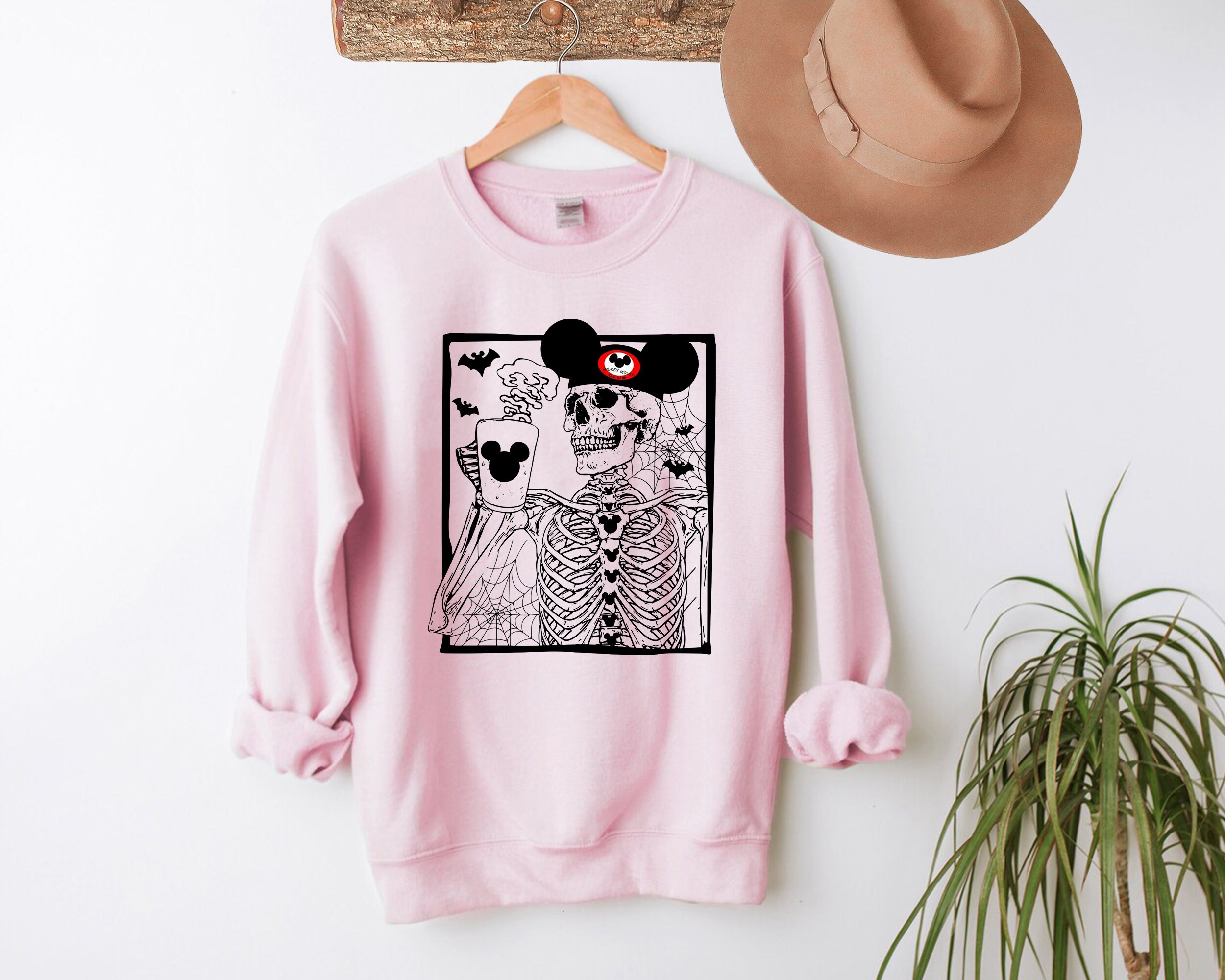 Disney Skeleton Sweatshirt, Mickey Skeleton Sweatshirt, Disney ...