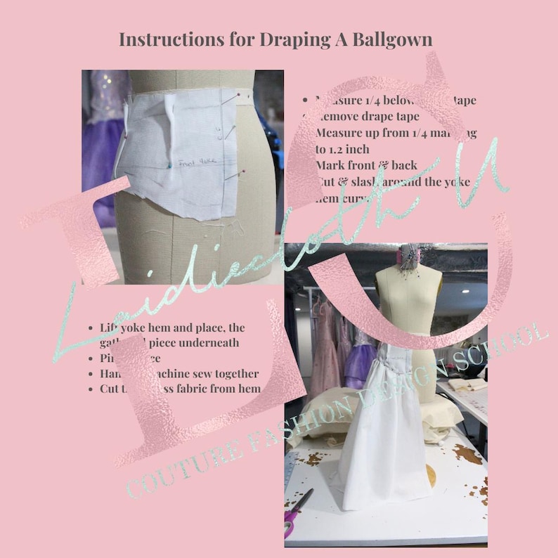 Ball Gown Tutorial|patterns|dresses|ballgown Pattern - Etsy