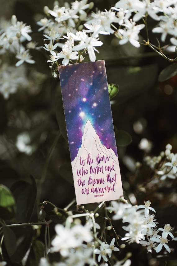 To the Stars / Wood Bookmark / Free US Shipping - Etsy