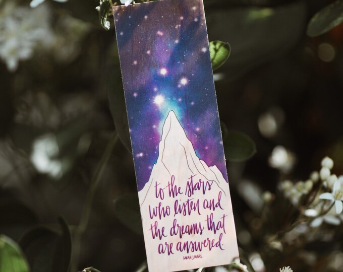 To the Stars / Wood Bookmark / Free US Shipping - Etsy