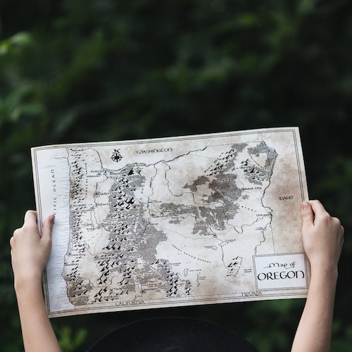 Colorado Map / Tolkien Inspired / Free US Shipping - Etsy