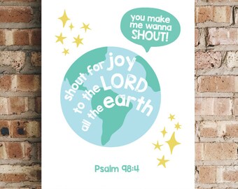 Psalm 98 4 - Etsy