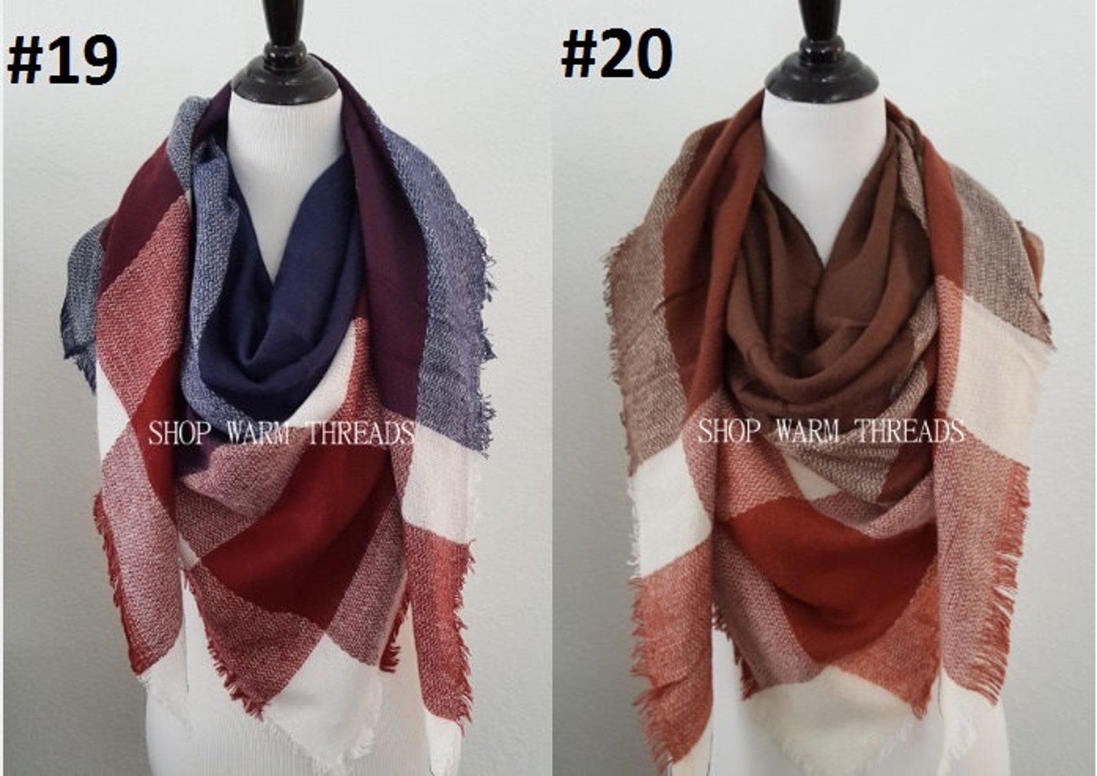 Plaid Blanket Scarf Blanket Scarf Tartan Plaid Scarf Tartan - Etsy