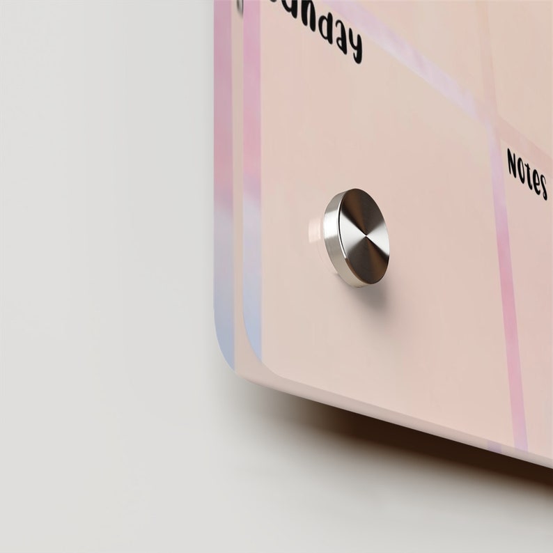 Pastel Clouds Acrylic Wall Daily Chore Chart, Kids Chore Chart, Chore ...
