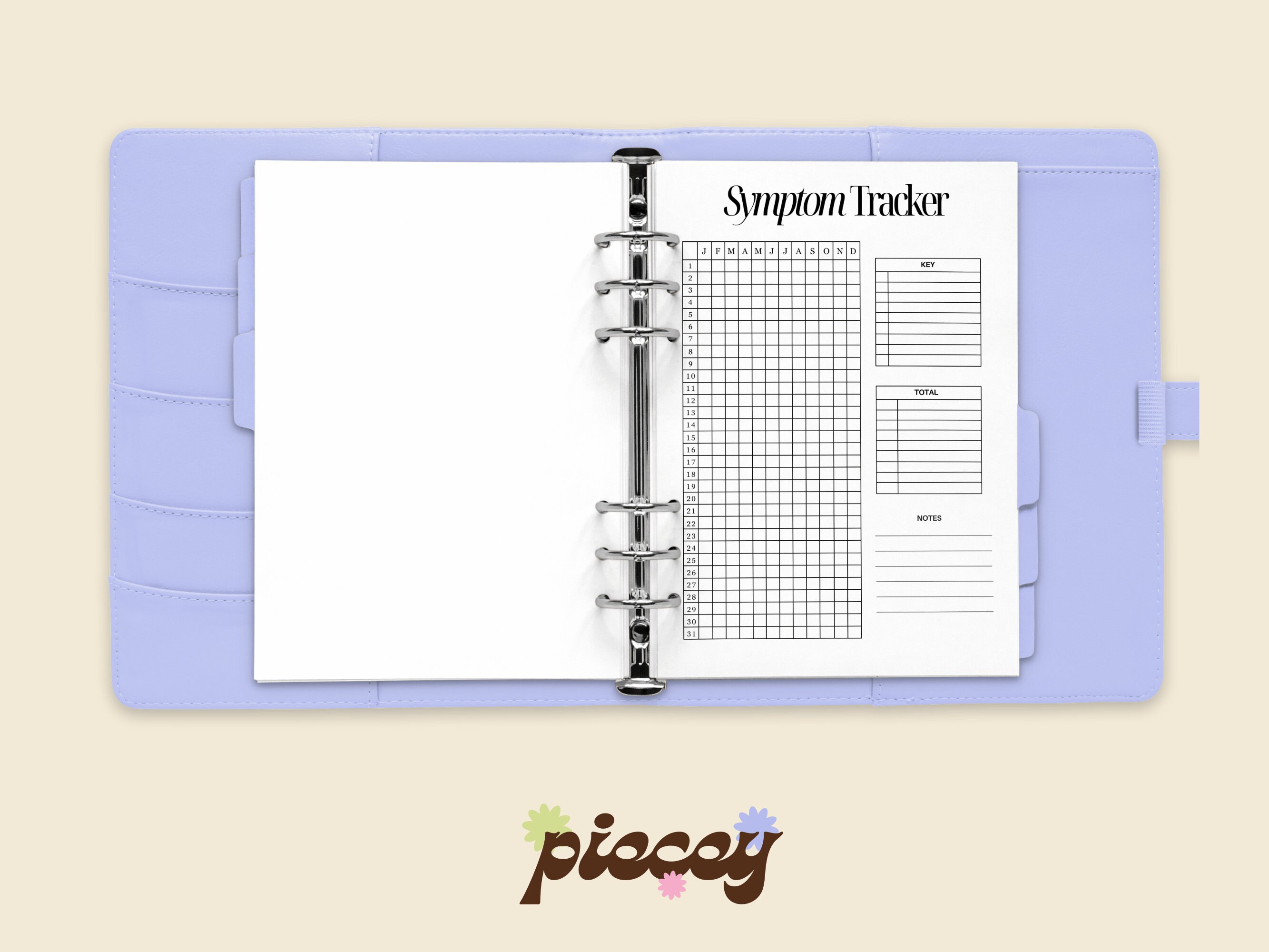 Symptom Tracker Printable Symptom Frequency Tracker Symptom Log Health ...