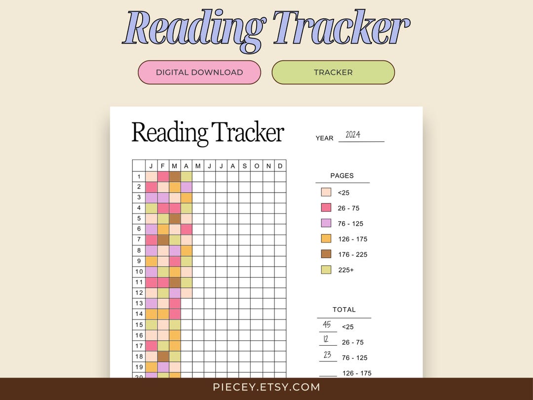 Reading Tracker Printable Reading Tracker Book Log Book Tracker Books ...