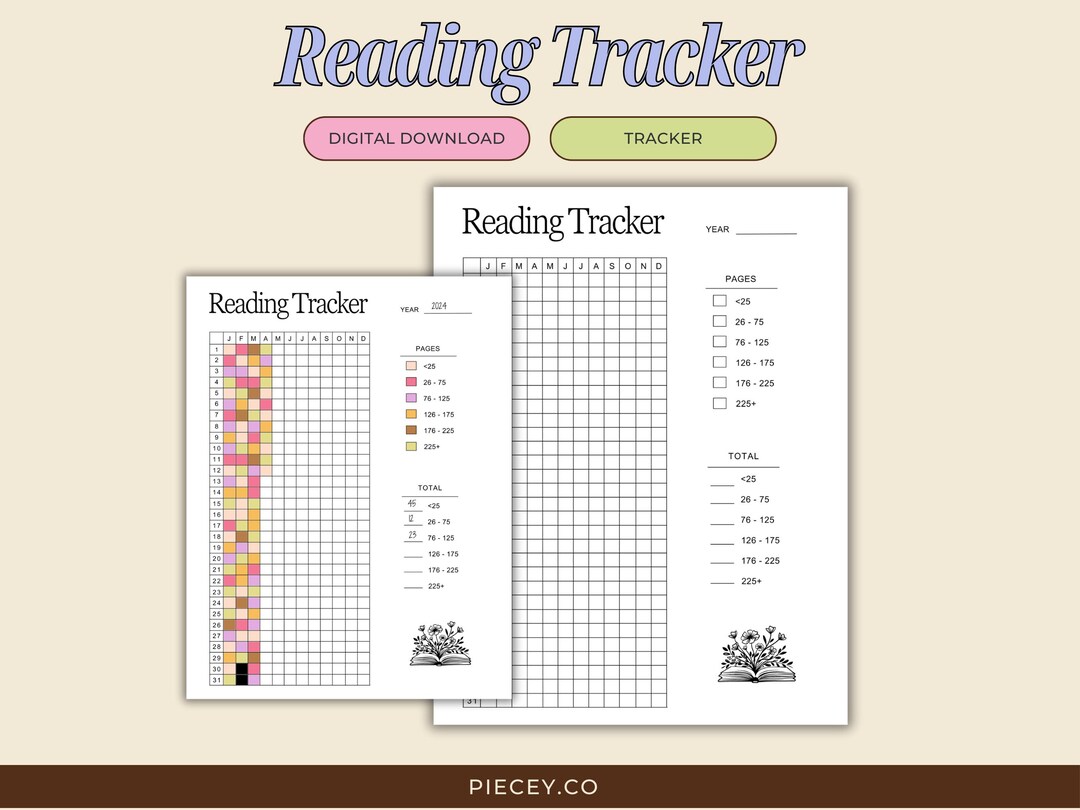 Reading Tracker Printable Reading Tracker Book Log Book Tracker Books ...