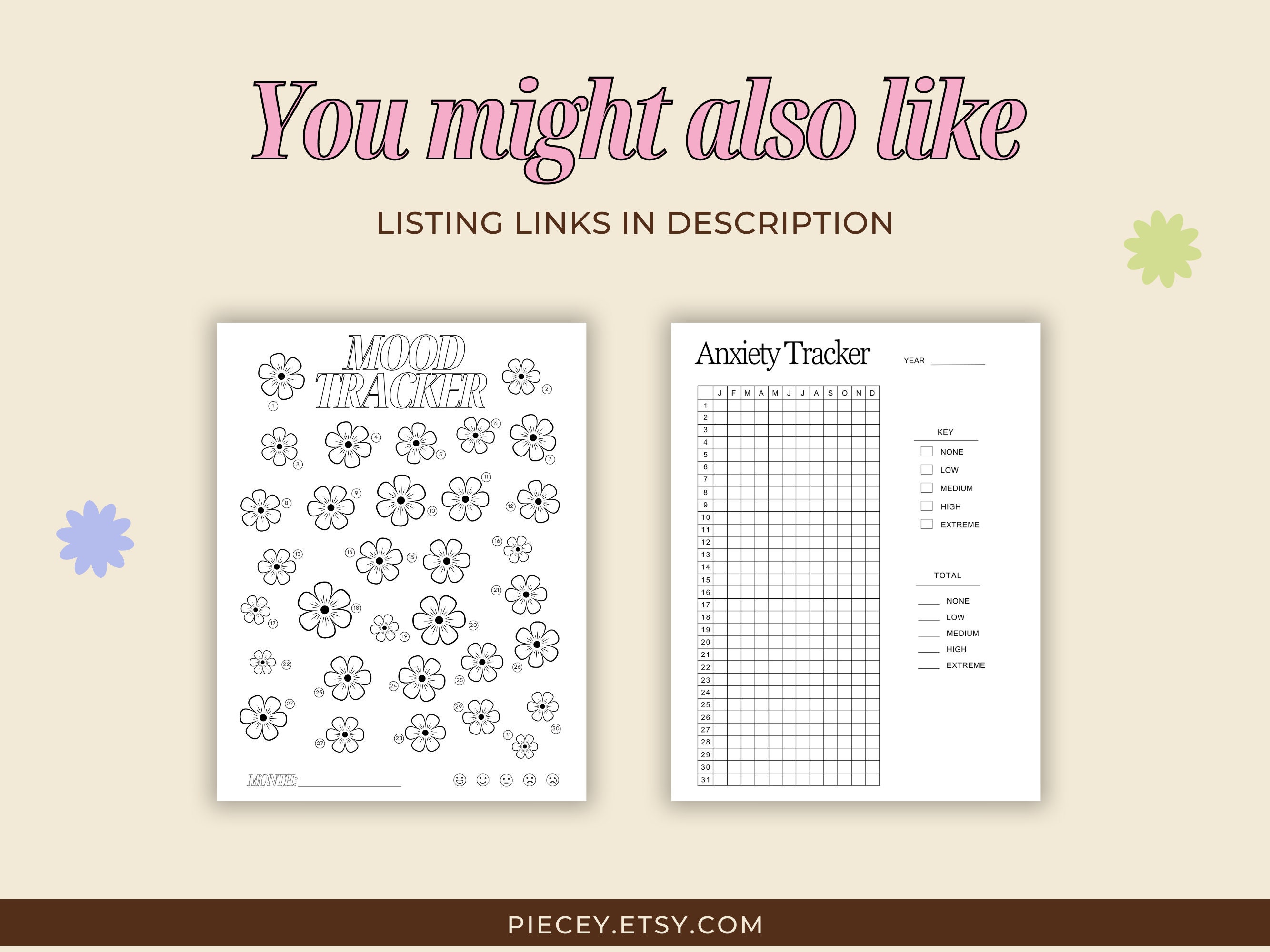 Depression Log Tracker Printable Depression Worksheet Depression ...