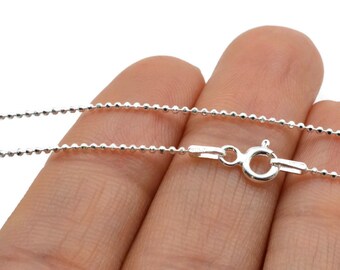 40 Inch Sterling Silver 1.5mm Ball Chain Necklace - Etsy