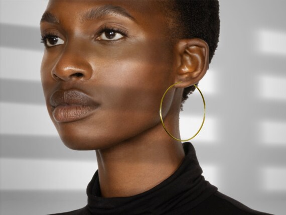 65mm gold hoop earrings store