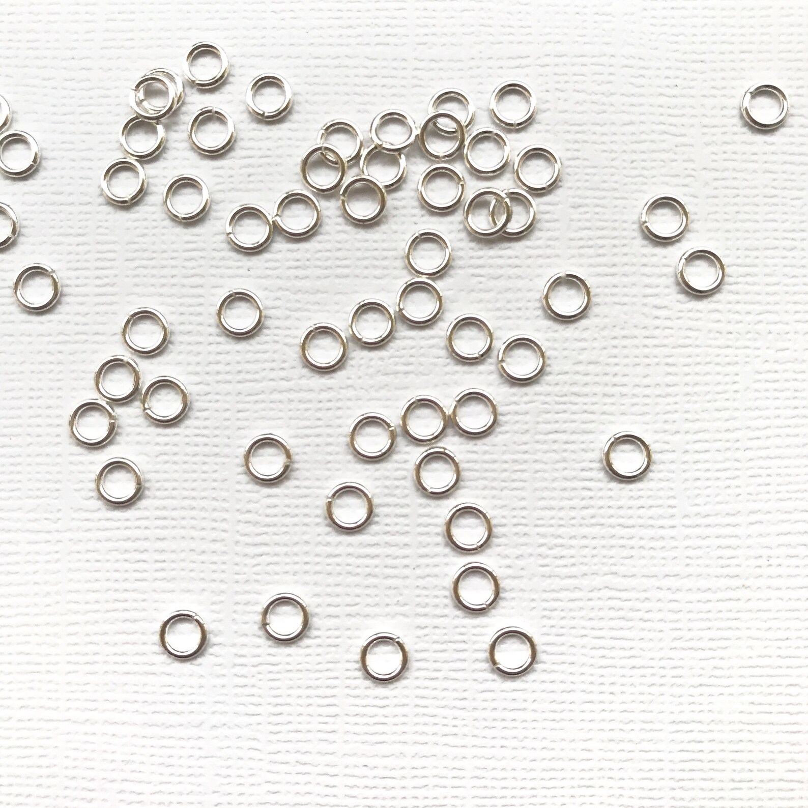 5mm/ 19g/ 20 Pc Sterling Silver Open Jump Rings 19 Gauge 20 - Etsy