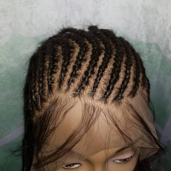 Cornrow Wig Short - Etsy