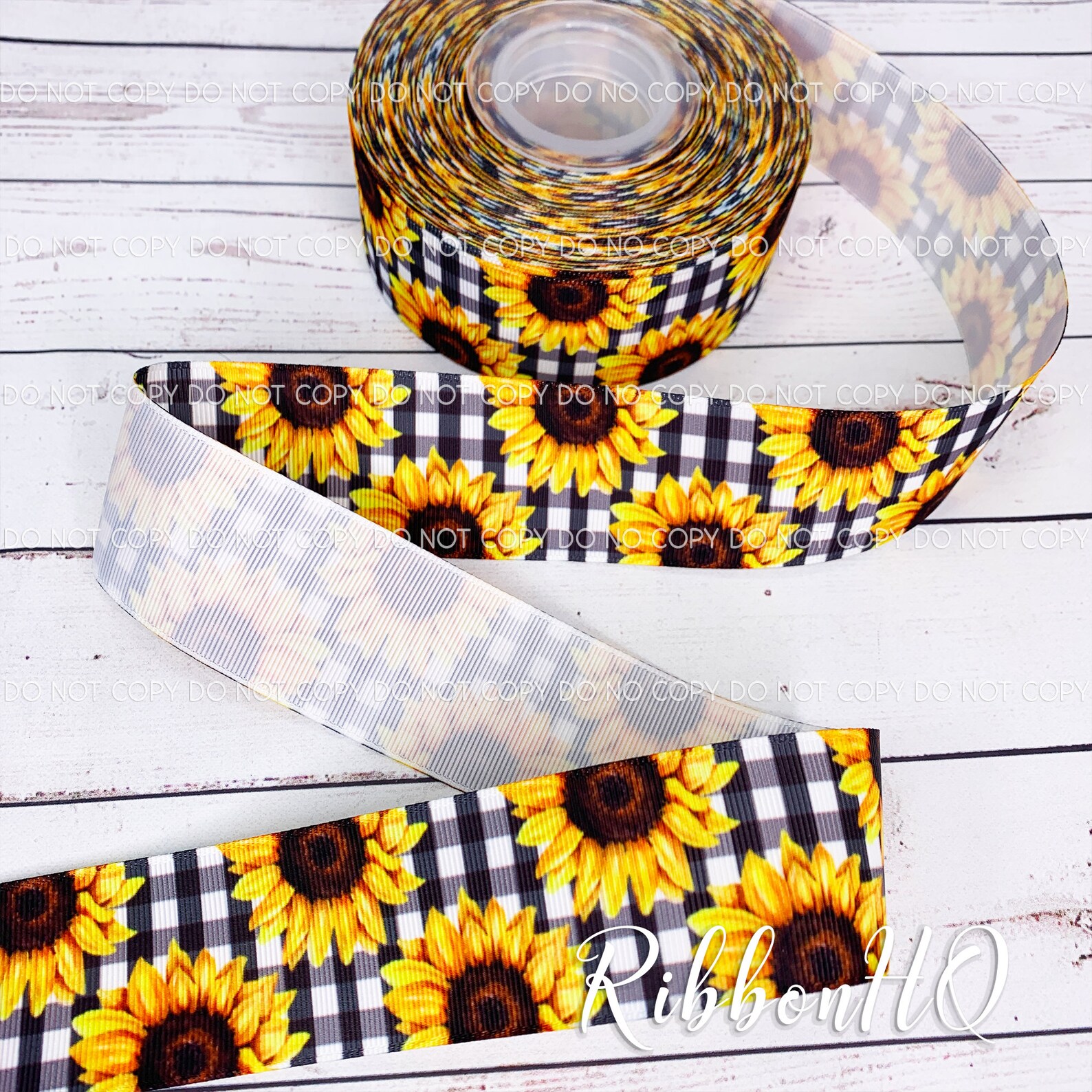 Sunflowers on Buffalo Plaid Heat Transfer-farm Summer - Etsy