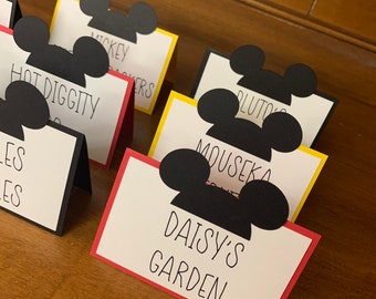 Mickey Place Cards | Etsy