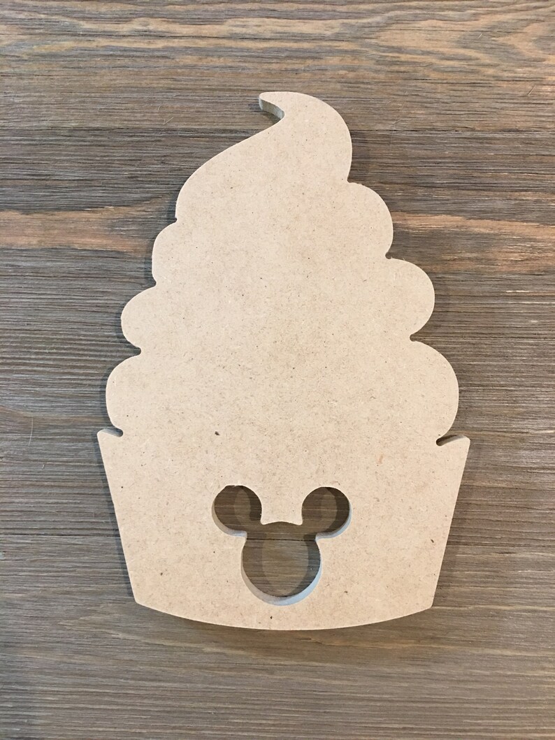 Disney Wood Cut Outs Dole Whip Disney Snack Goals Disney - Etsy