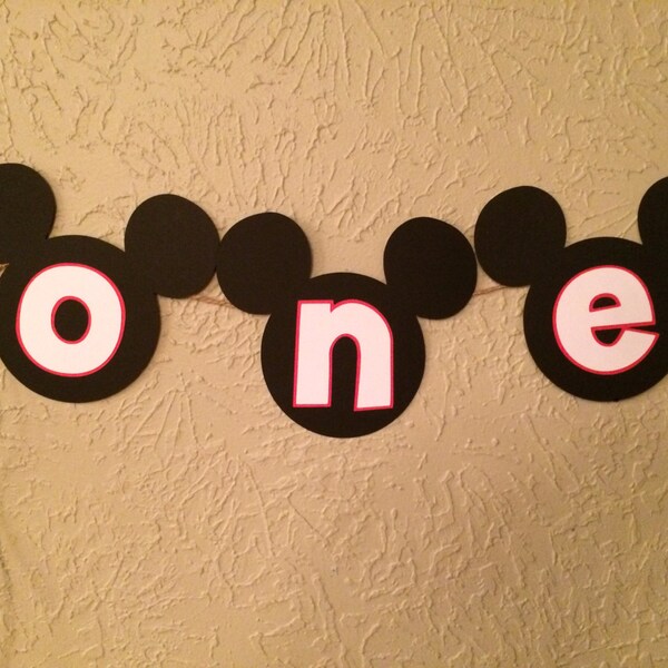 Mickey Mouse Banner - Etsy