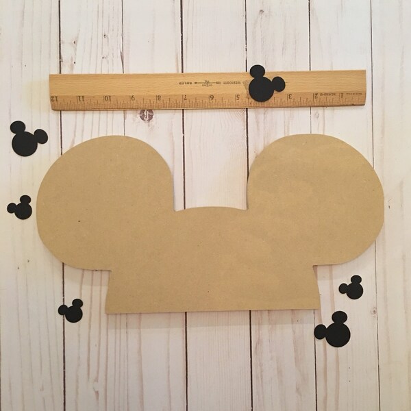 Laser Cut Mickey Ears - Etsy