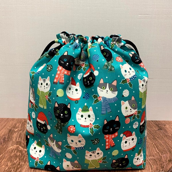 Cross Stitch Project Bag Cat - Etsy