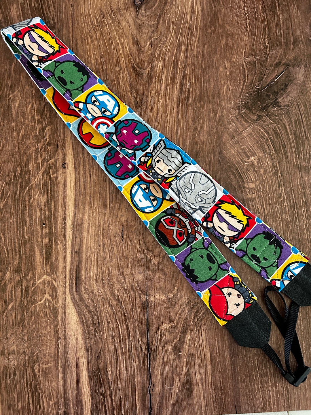 Cartoon Adjustable Handmade Fabric Camera Strap - DSLR Strap ...