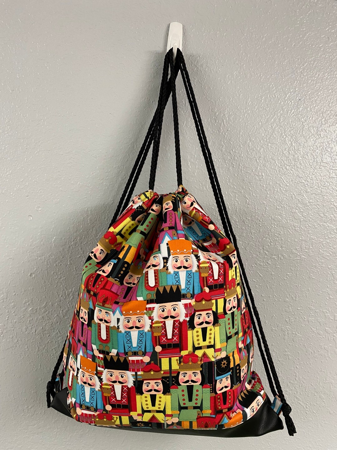 Nutcracker Drawstring Bag - Handmade Drawstring Bag – Drawstring ...