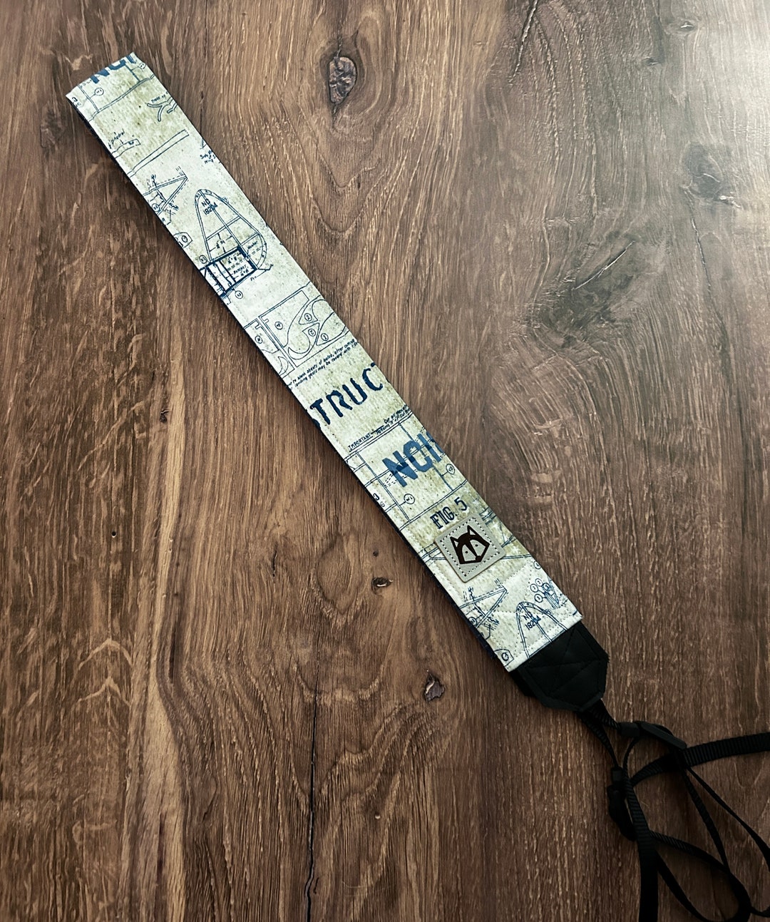 Airplane Adjustable Handmade Fabric Camera Strap - DSLR Strap ...