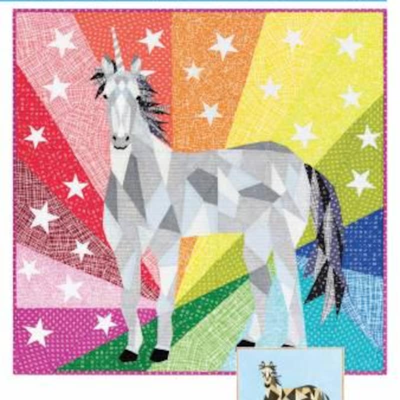 Unicorn Quilt Pattern - Etsy