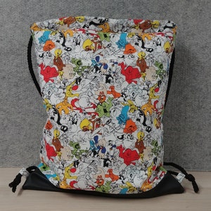 Animal Drawstring Bag Handmade Drawstring Backpack on - Etsy