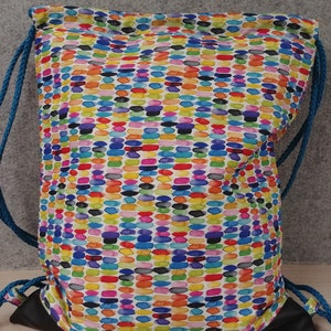 Watercolor Drawstring Bag Handmade Drawstring Backpack Toy Sack ...