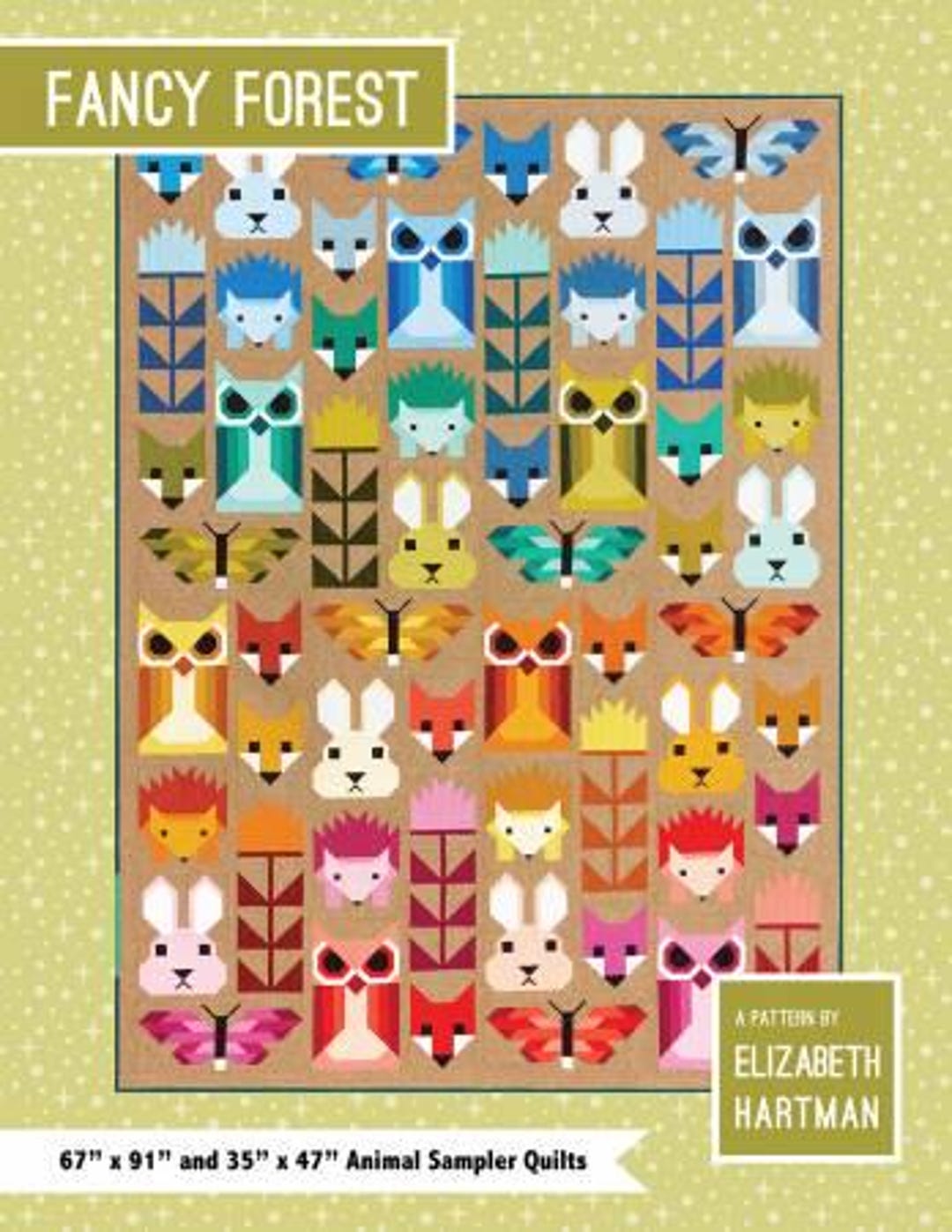 Elizabeth Hartman Quilt Pattern - Fancy Forest - Elizabeth Hartman - # ...