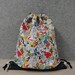 Animal Drawstring Bag Handmade Drawstring Backpack on - Etsy