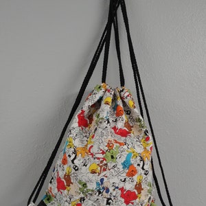Animal Drawstring Bag Handmade Drawstring Backpack on - Etsy
