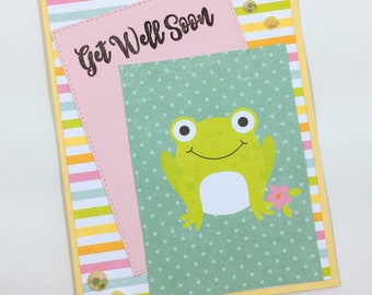 Get Well Soon Frog - Etsy