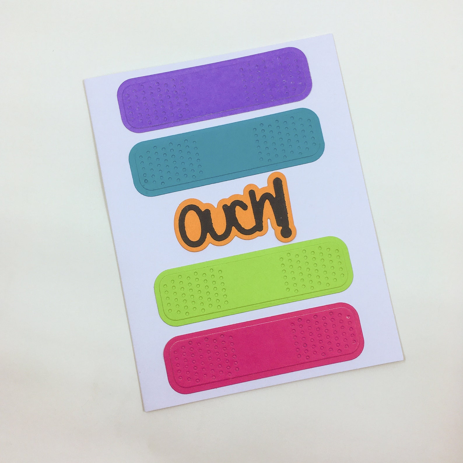 Bandage Card, Kids Get Well Card, Injury Card, Get Well Cards, Hospital ...