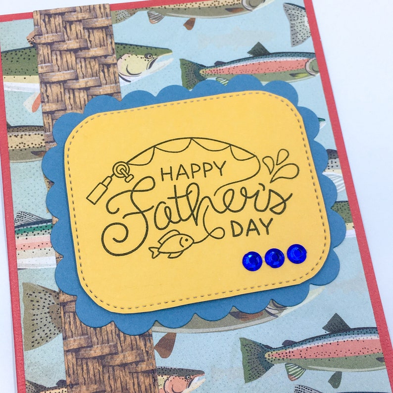 Fishing Card, Father's Day Card, Dad Father's Day Card, Grandpa Card ...