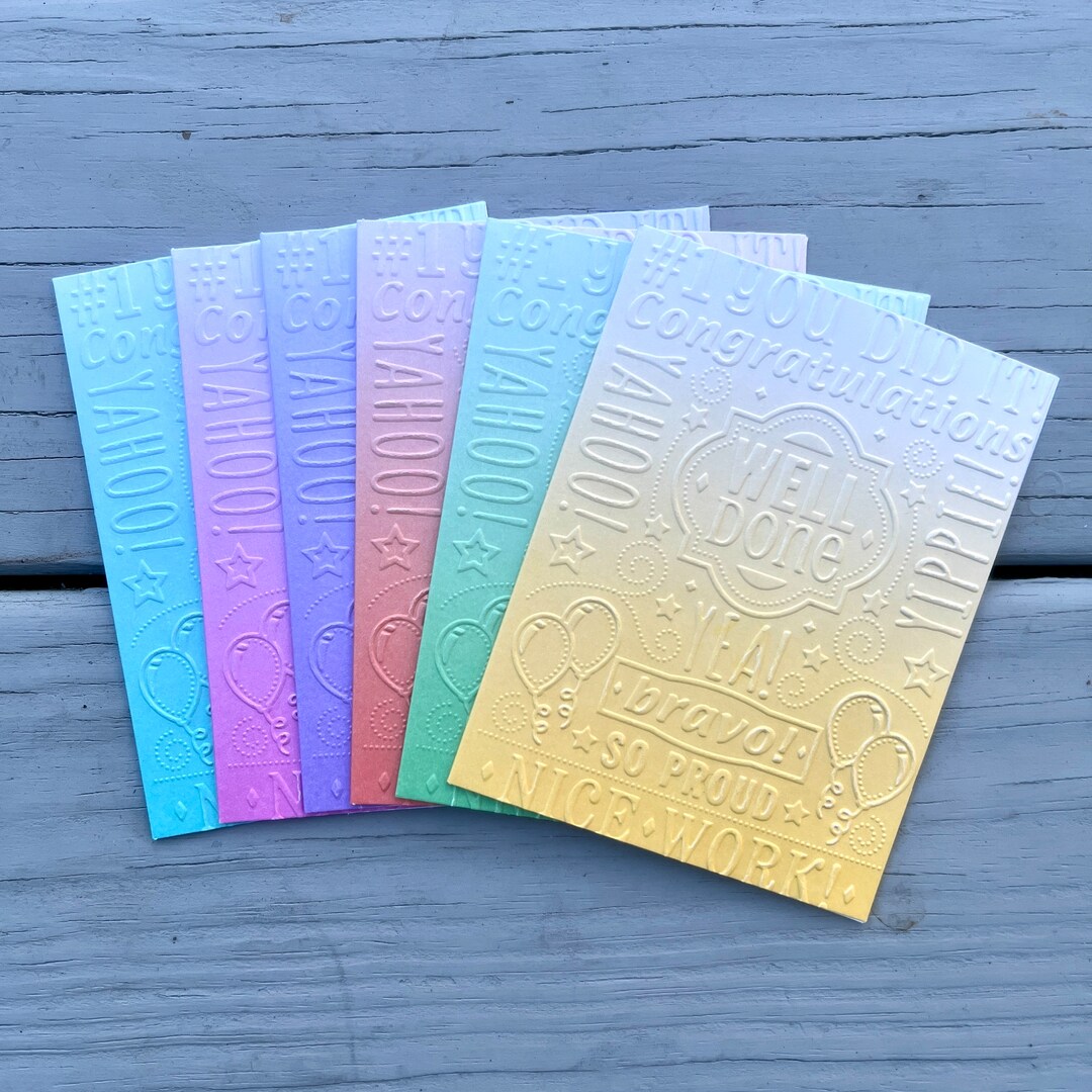 Well Done Card Bulk Set, 6 Pack Well Done Cards, Blank Congrats Cards ...