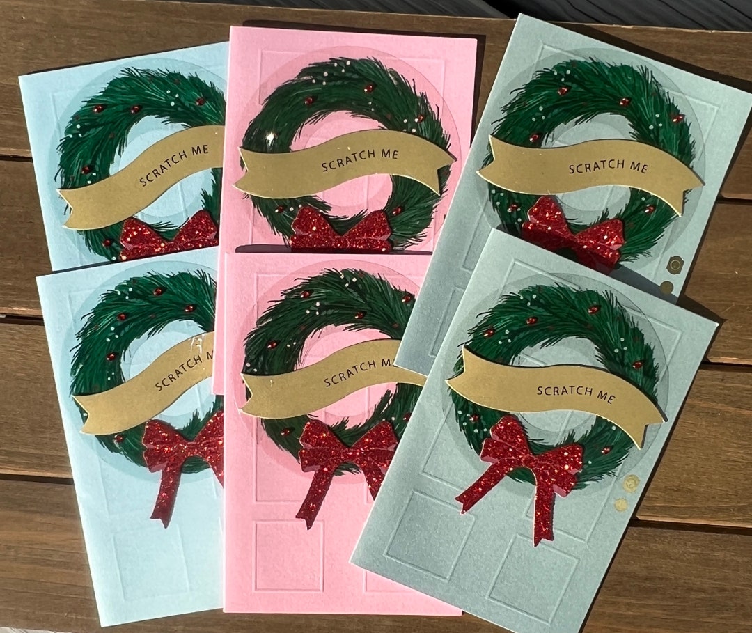 Merry Christmas Card Set, 6 Pack Cards, Christmas Card Set, Christmas ...