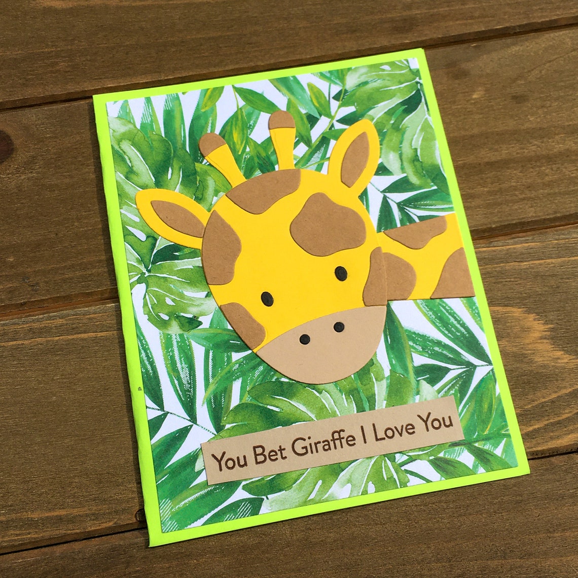 Giraffe Card, Catch up Card, Thinking of You Card, Friendship Card ...